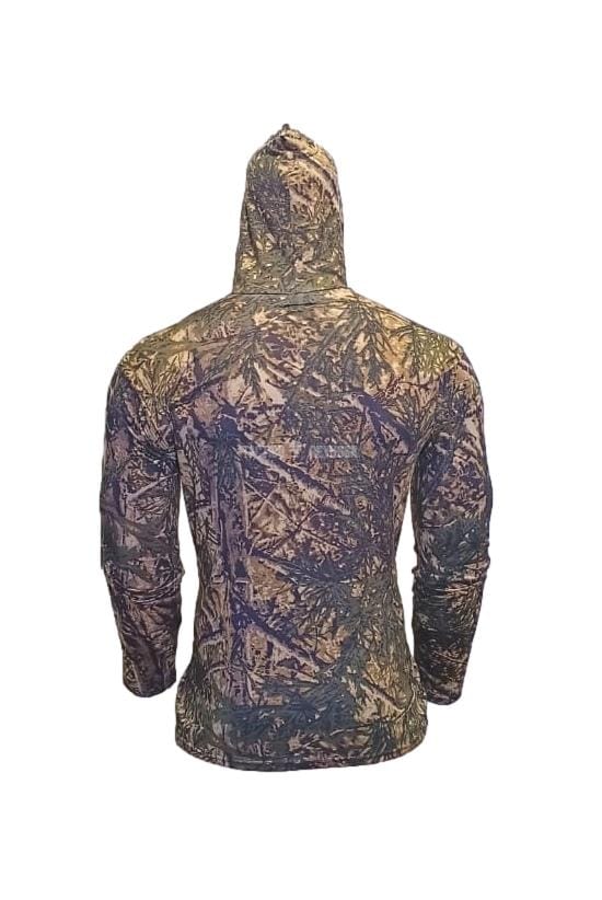 Playera manga larga rameada con capucha – Táctico Reynosa