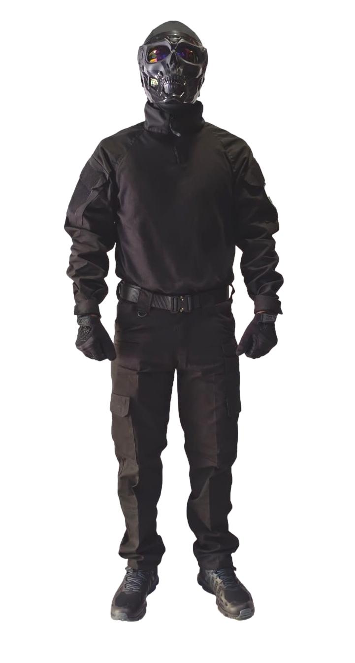 Uniforme táctico negro en tela RipStop – Táctico Reynosa
