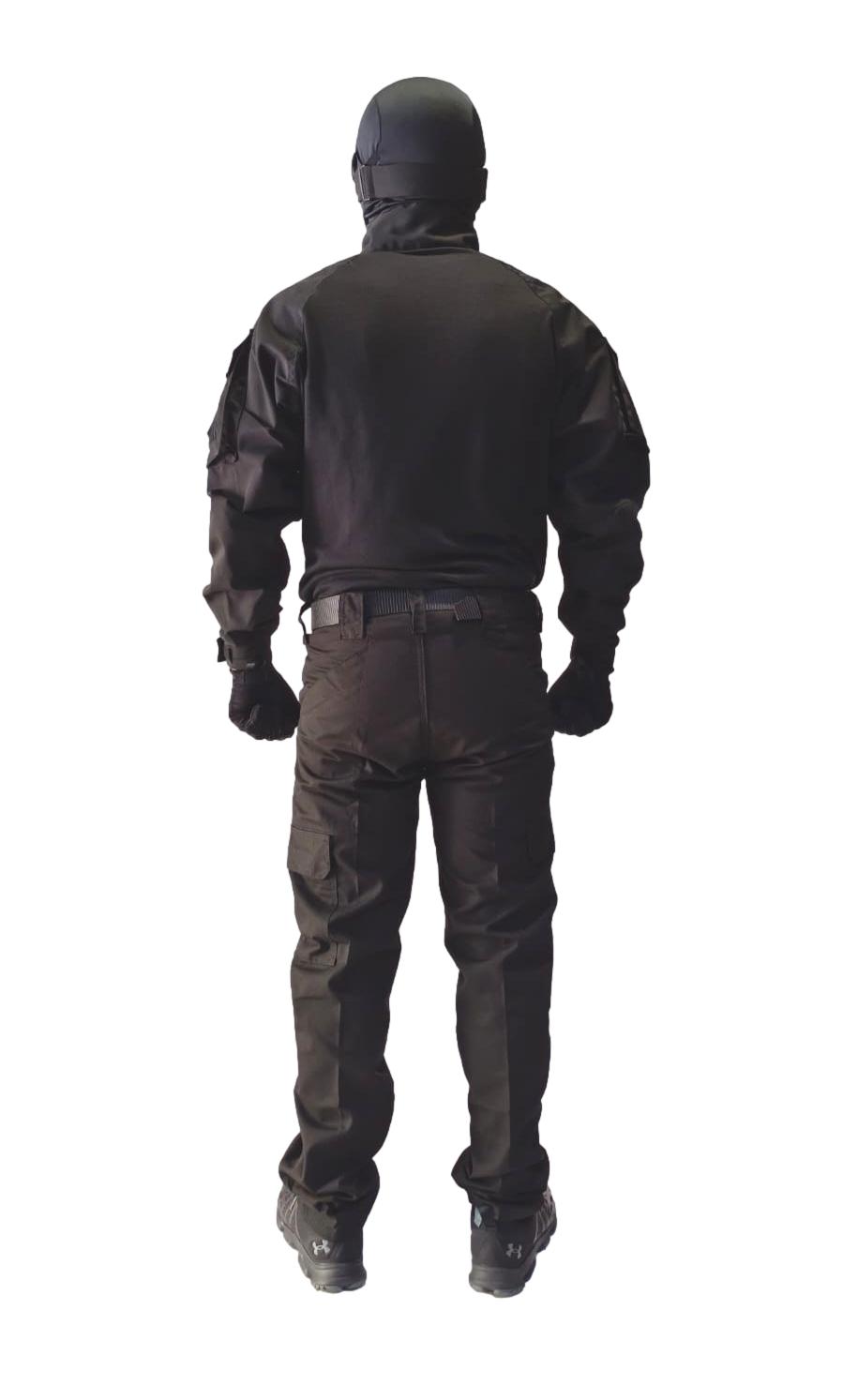Uniforme táctico negro en tela RipStop – Táctico Reynosa